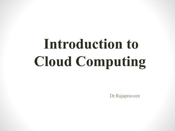 Presentation On Cloud Computing Pptx Cloud Computing Internet
