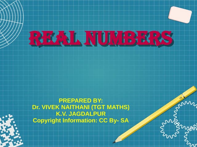 1. Real Numbers | Ppt
