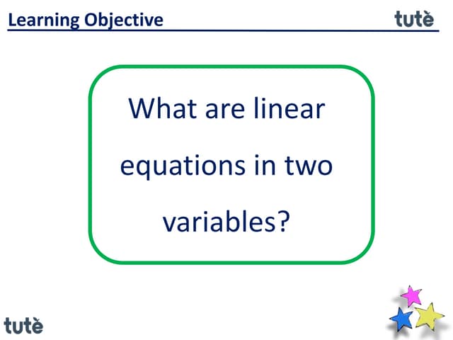 1 Linear Equations In Two Variables Introduction Solution And 4447