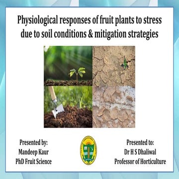 Stress due to soil conditions & mitigation strategies | PPTX