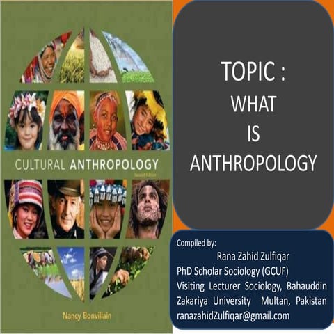 An Introduction to Anthropology | PPTX