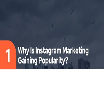Why Is Instagram Marketing Gaining Popularity? | PPTX | Social ...