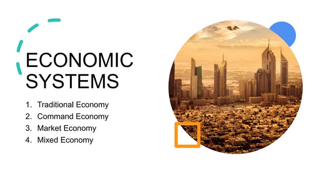 Review of economic systems and continuum | PPTX