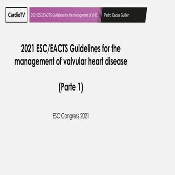 ESC/EACTS Guidelines for the management of valvular heart disease | PDF