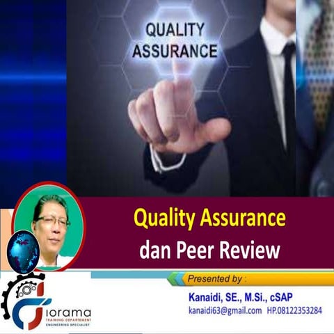 Quality Assurance dan Peer Review | PPTX