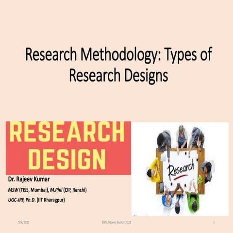 Research Method: Types of Research Designs | PPTX