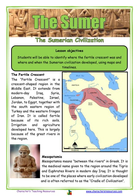 Ancient mesopotamia map_worksheet | PDF
