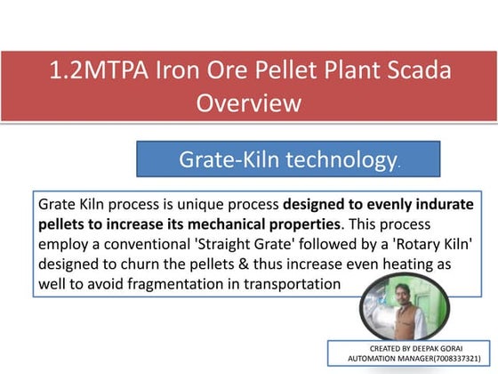 pelletization process by Kshirod | PPTX | Geology | Science