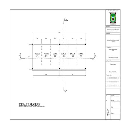 1.denah parkir | PDF