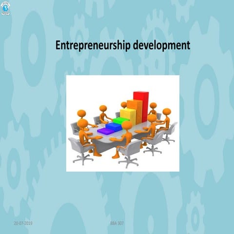 1. entrepreneurship development | PPT