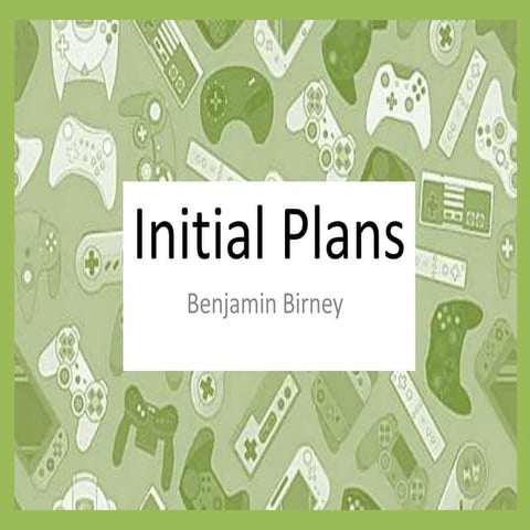 1. initial plans(3) | PPTX
