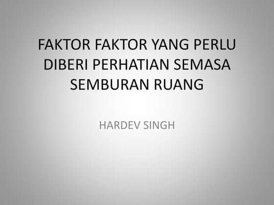 Pemantauan semburan kabus untuk vektor | PPTX