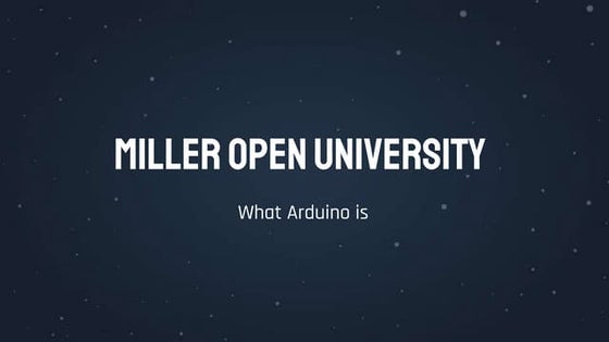 Arduino For Beginners Introduction To Arduino Presentation 3474