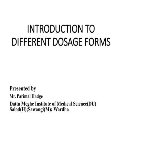 1. Introduction to different dosage form part 1.ppt