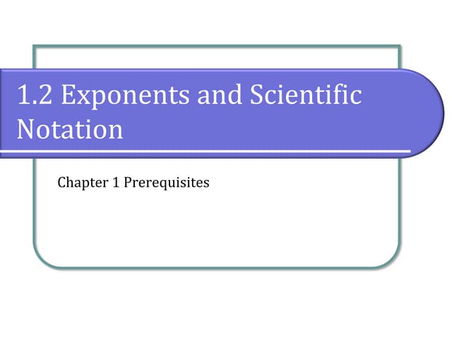 Scientific notation powerpoint | PPT