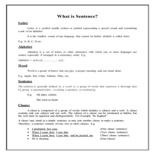 What is Sentence.docx | Law