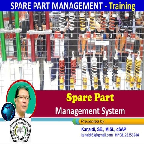 Spare Part Management System_ Training "SPARE PART MANAGEMENT, Coding ...