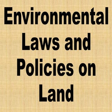 1.-Environmental-laws-and-policies-summary.pptx.pdf | Environmental ...