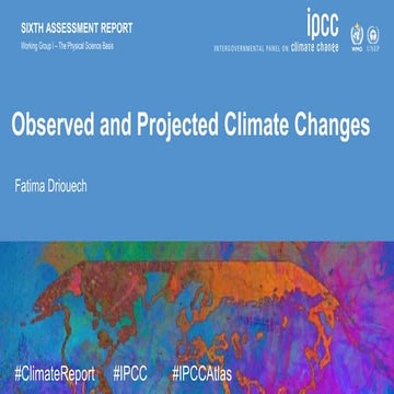 Observed and Projected Climate Changes | PDF