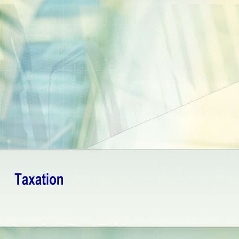 Taxation in the philippines | PPTX