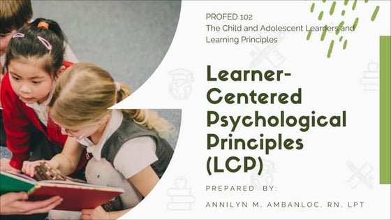 1 CHILD AND ADOLESCENT LEARNERS AND LEARNING PRINCIPLES.pdf | Parenting | Family and Relationships