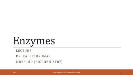 Enzymes definitions, types & classification | PPTX | Chemistry | Science