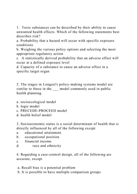 Mcqs general epidemiology | DOCX | Infectious Diseases | Diseases and ...