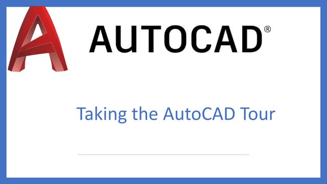 AutoCAD Basics | PDF