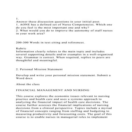 Aone nurse executive competencies | PDF