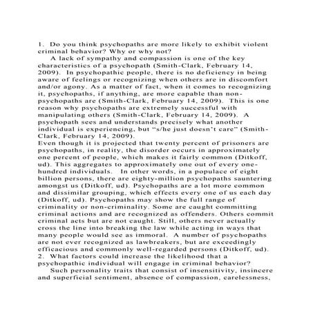 Psychopathy | PPTX