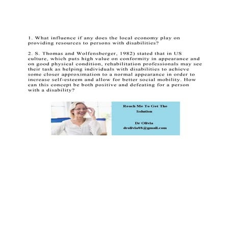 1. What influence if any does the local economy play on providin.docx