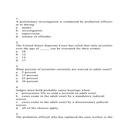 1.A preliminary investigation is conducted by probation officers.docx