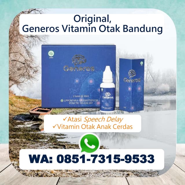 Original, Generos Vitamin Otak Bandung WA 0851-7315-9533.pptx