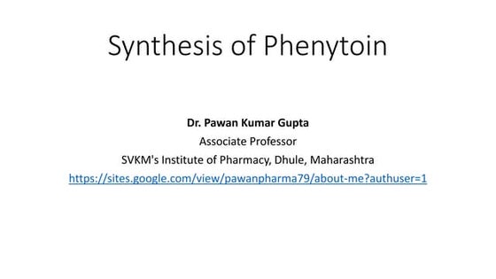 Synthesis of Phenothiazine from Diphenylamine.pptx