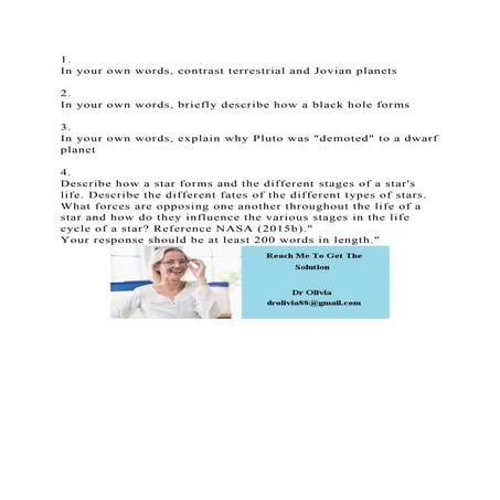 1. In your own words, contrast terrestrial and Jovian planets2.docx