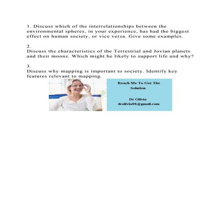 1. Discuss which of the interrelationships between the environmental.docx