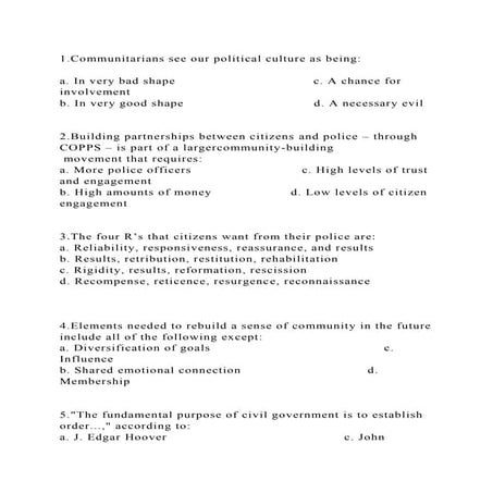 Mayoral candidate questionnaire | DOCX