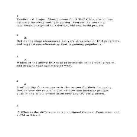 1.Traditional Project Management for AEC CM construction deliver.docx