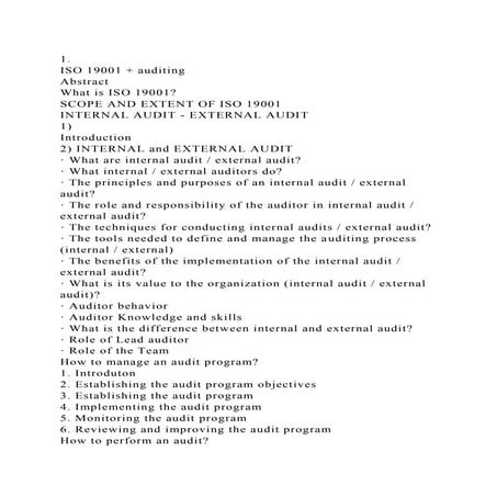 Overview of ISO 19011:2018 Guidelines for Auditing Management Systems | PDF