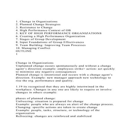 1. Change in Organizations2. Planned Change Strategies3. Res.docx