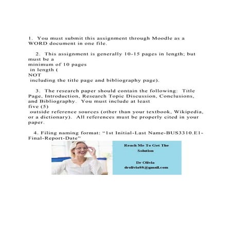 1. You must submit this assignment through Moodle as a WORD doc.docx | Education