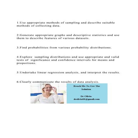 1.Use appropriate methods of sampling and describe suitable meth.docx