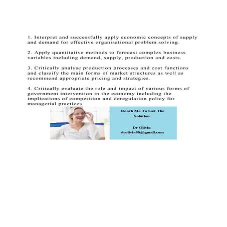 1. Interpret and successfully apply economic concepts of supply .docx
