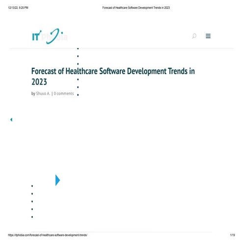 1.Forecast of Healthcare Software Development Trends in 2023.pdf