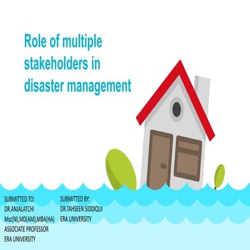 1. Role of Stakeholders in disaster management-Tahseen.pptx