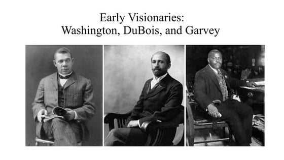 Comparing Washington Dubois and Garvey | PPTX