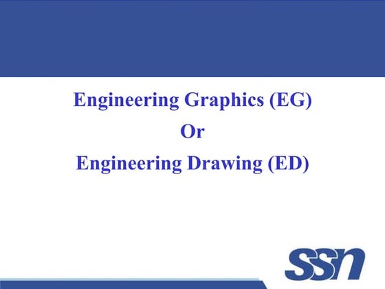 Lecture 1 - Technical Drawing Introduction | PPTX