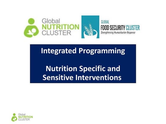 Nutrition Intervention and its importance | PPTX