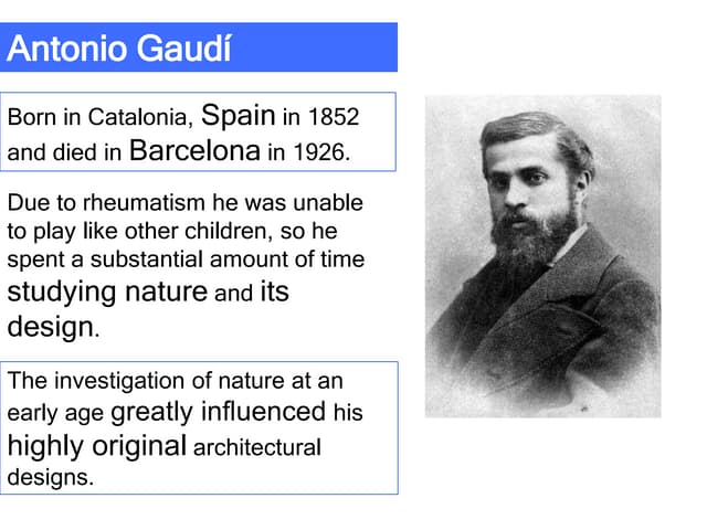 Gaudi presentation | PPTX
