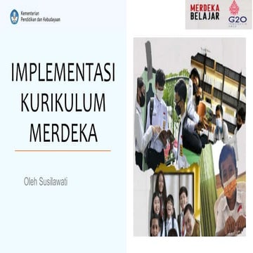 Kurikulum merdeka merdeka belajar merdeka mengajar | PPTX